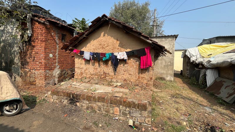 Traditional Mud House in Village Editorial Stock Photo - Image of ...