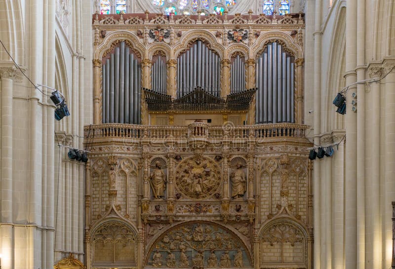 Traditional Musical Organ in the Catholic Church Editorial Photo ...