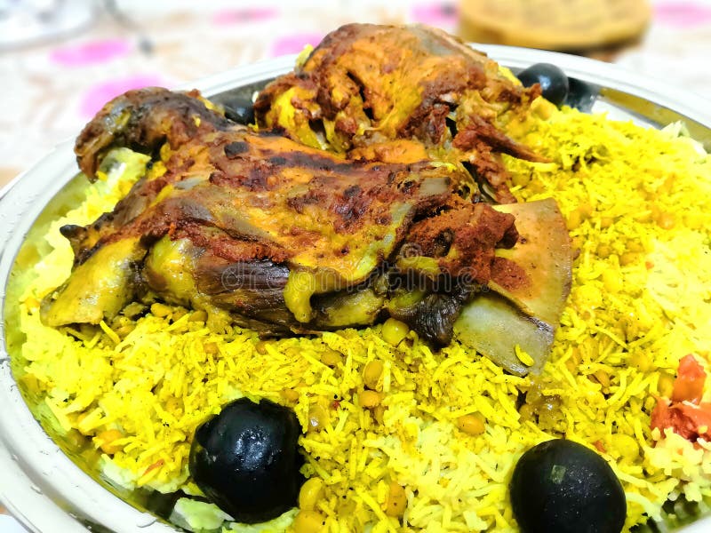 Traditional Mutton Machboos Stock Image - Image of bowl, kuwait: 164998823