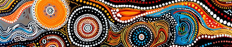 Australian Aboriginal Tribal Pattern Stock Photo - Image of repeat ...