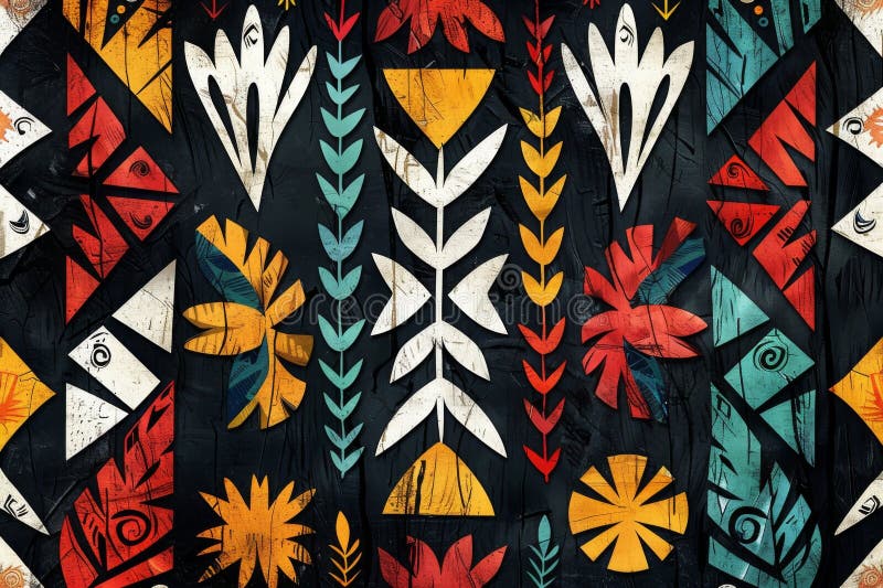 Traditional National Pattern of Fiji Island Stock Photo - Image of ...