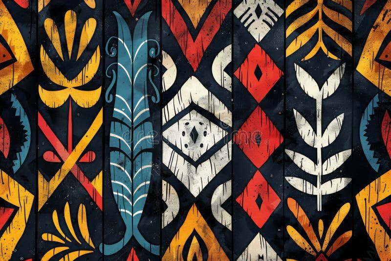 Traditional National Pattern of Fiji Island Stock Photo - Image of fiji ...