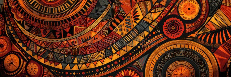 Traditional National Pattern of Papua New Guinea Stock Photo - Image of ...