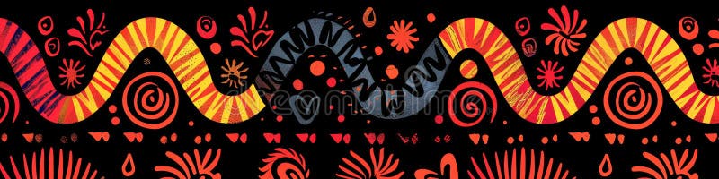 Traditional National Pattern of Papua New Guinea Stock Photo - Image of ...