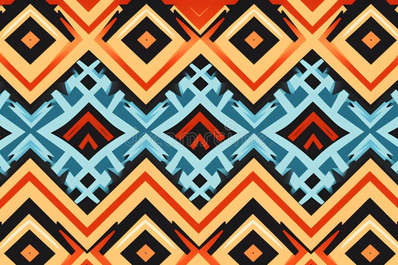 Traditional African Pattern Stock Image - Image of decorative, folk ...