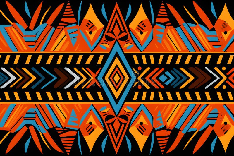 Traditional African Pattern Stock Image - Image of artwork, aboriginal ...