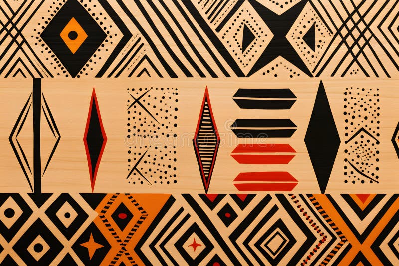 Traditional African Pattern Stock Photo - Image of ethnic, fashion ...