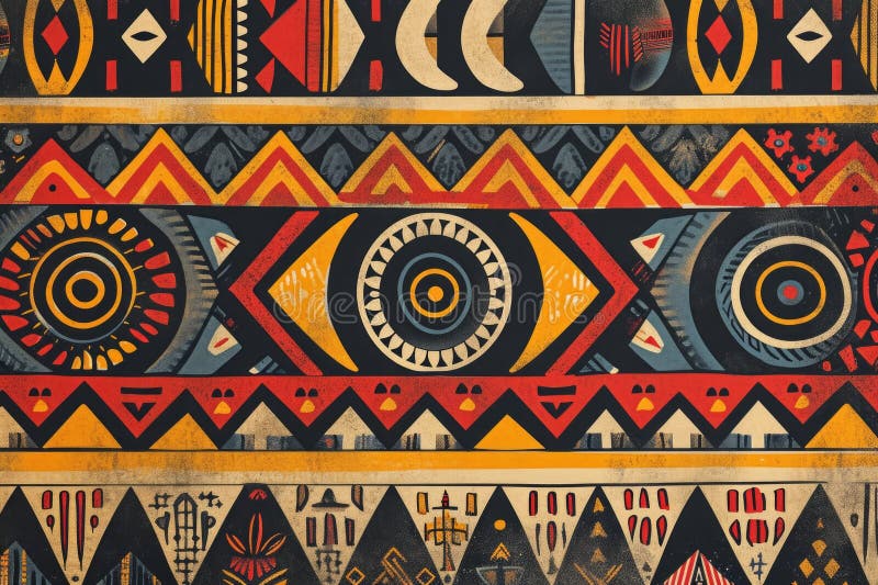 Traditional Native Design of Papua New Guinea Stock Image - Image of ...