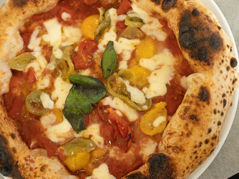 Traditional Neapolitan Pizza Stock Image - Image of dish, european ...