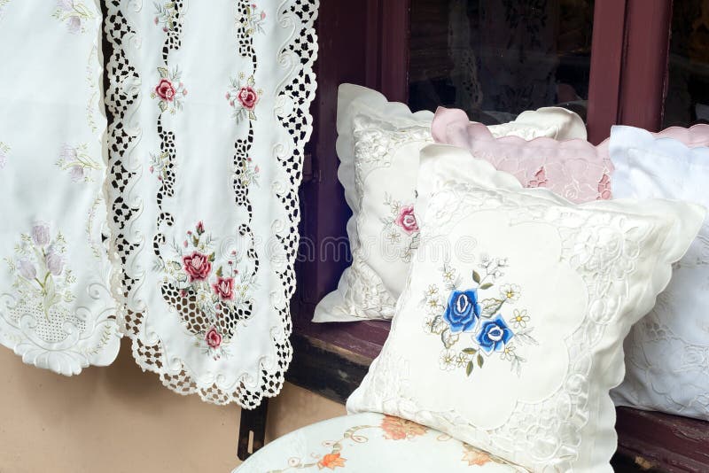 Traditional needlework stock image. Image of pattern - 34554251