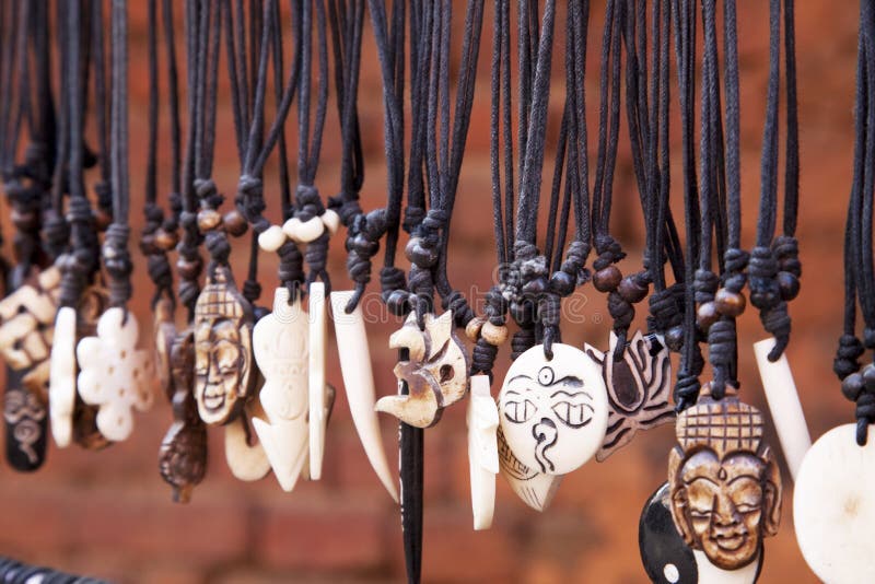 Traditional Nepalese Beaded Belt Macro Isolated Stock Photo - Image of ...