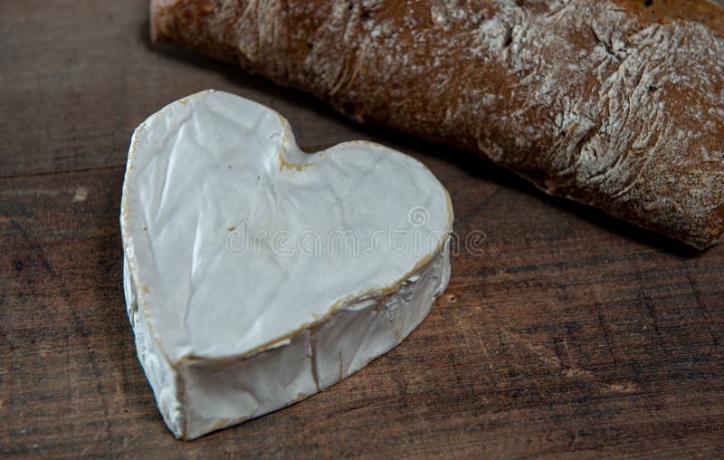 Traditional Neufchatel Cheese, Dairy Product, France Stock Image ...