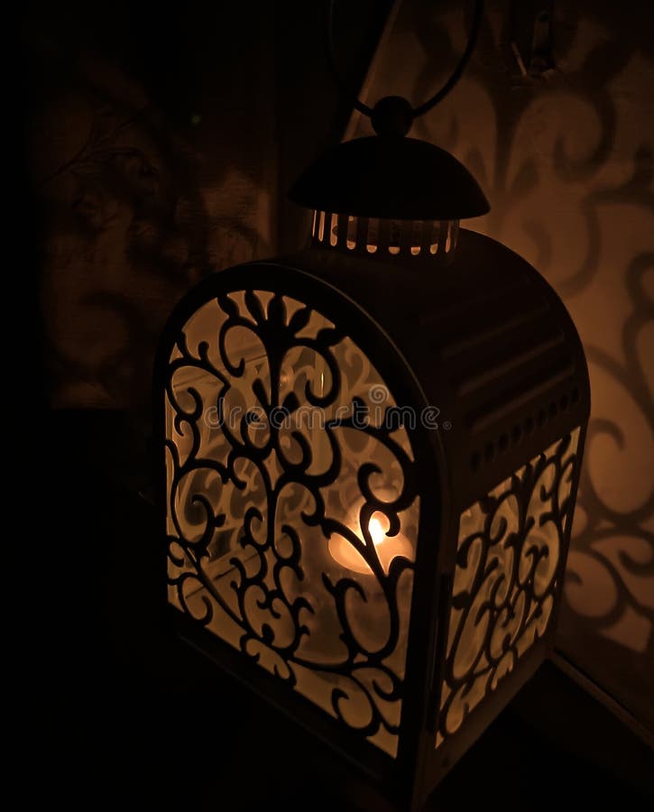 Traditional night lamp stock photo. Image of darkness - 196390810