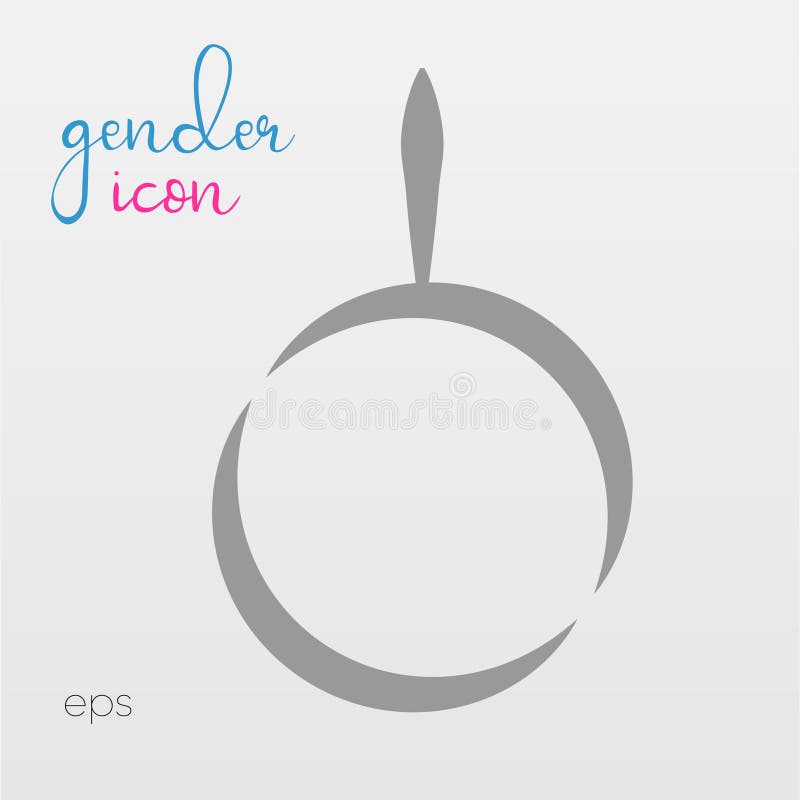 Traditional and Non-traditional Gender Icons. Stock Illustration ...