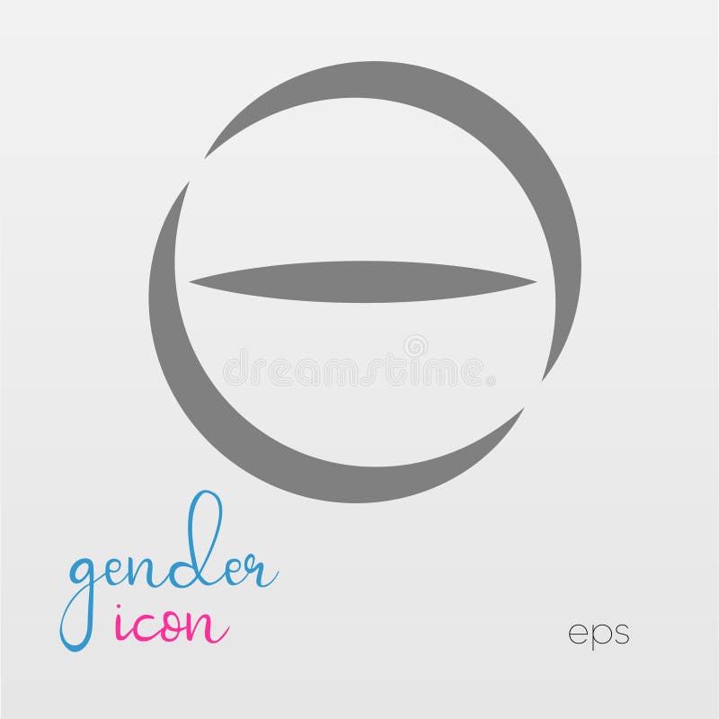 Traditional and Non-traditional Gender Icons. Stock Illustration ...