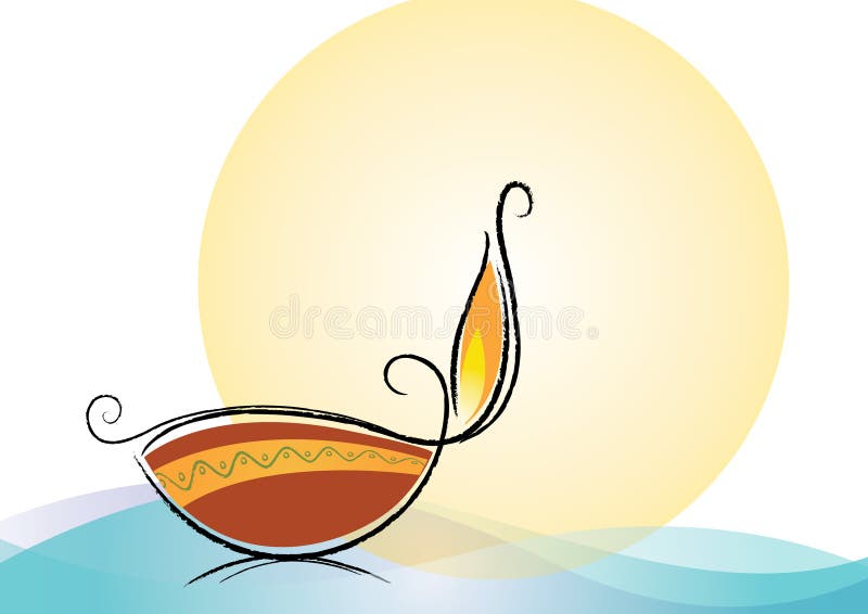 Oil Lamp Vector Free Download