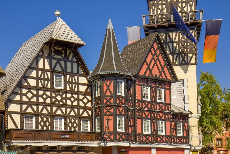 Traditional Old Architecture in Germany Stock Image - Image of europe ...