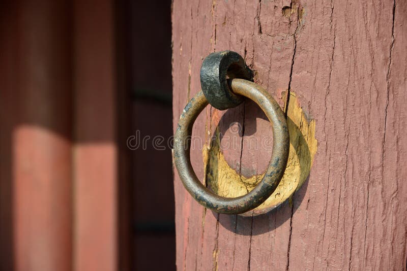 Traditional old door lock stock image. Image of architecture - 39327595