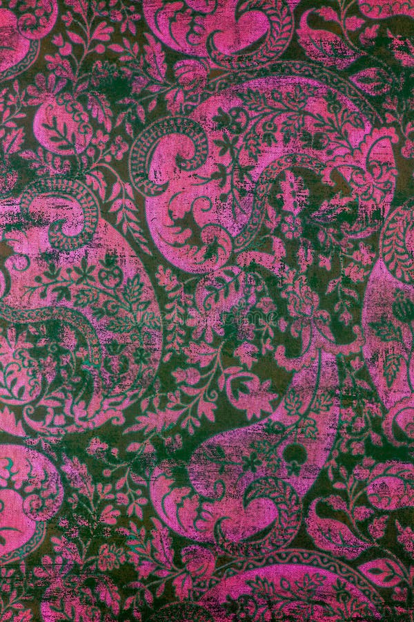 Traditional Old Fashioned Shabby Paper Pattern. Stock Photo - Image of ...