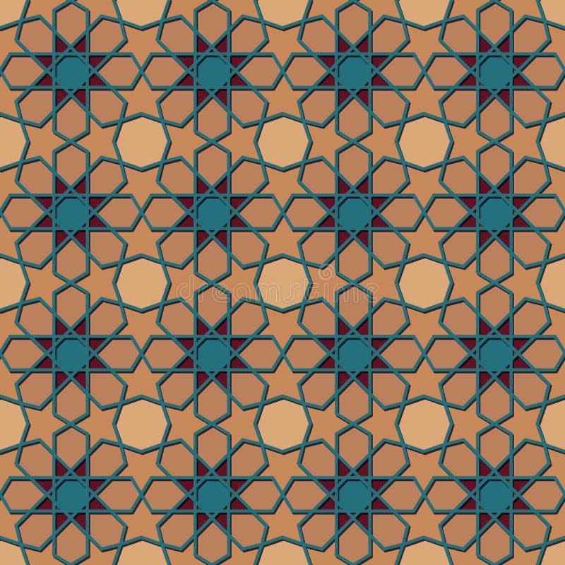 Traditional Ornamental Seamless Islamic Pattern Stock Vector ...