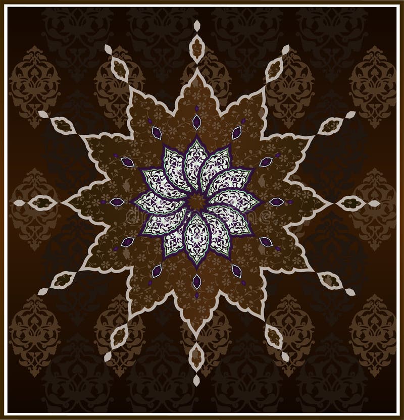 Traditional Ottoman Clean Design Stock Vector - Illustration of arabic ...