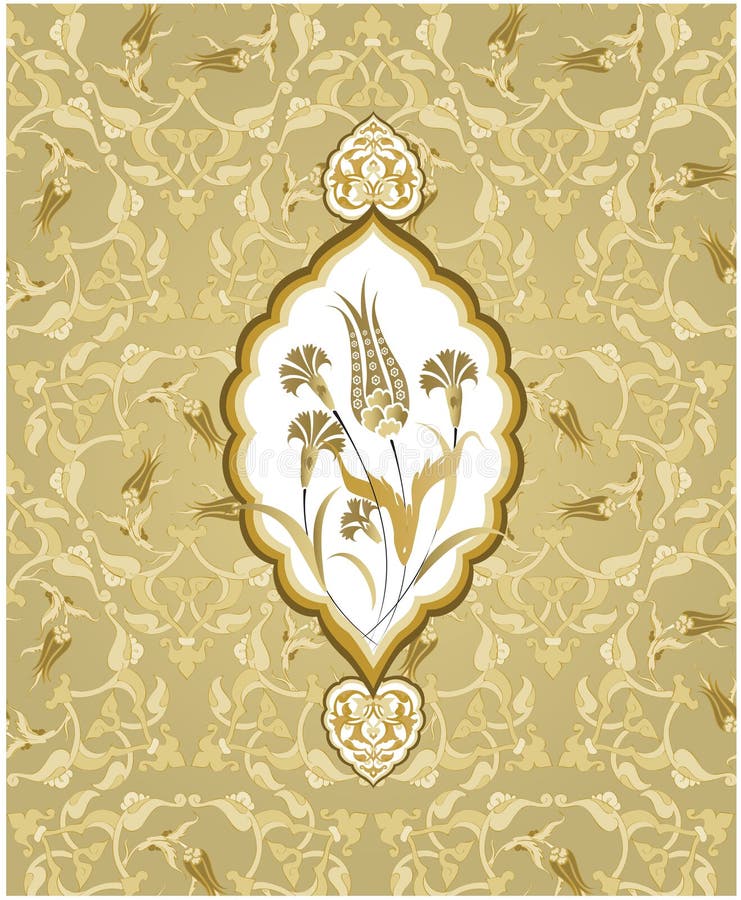 Traditional Ottoman Turkish Seamless Design Stock Vector - Illustration ...