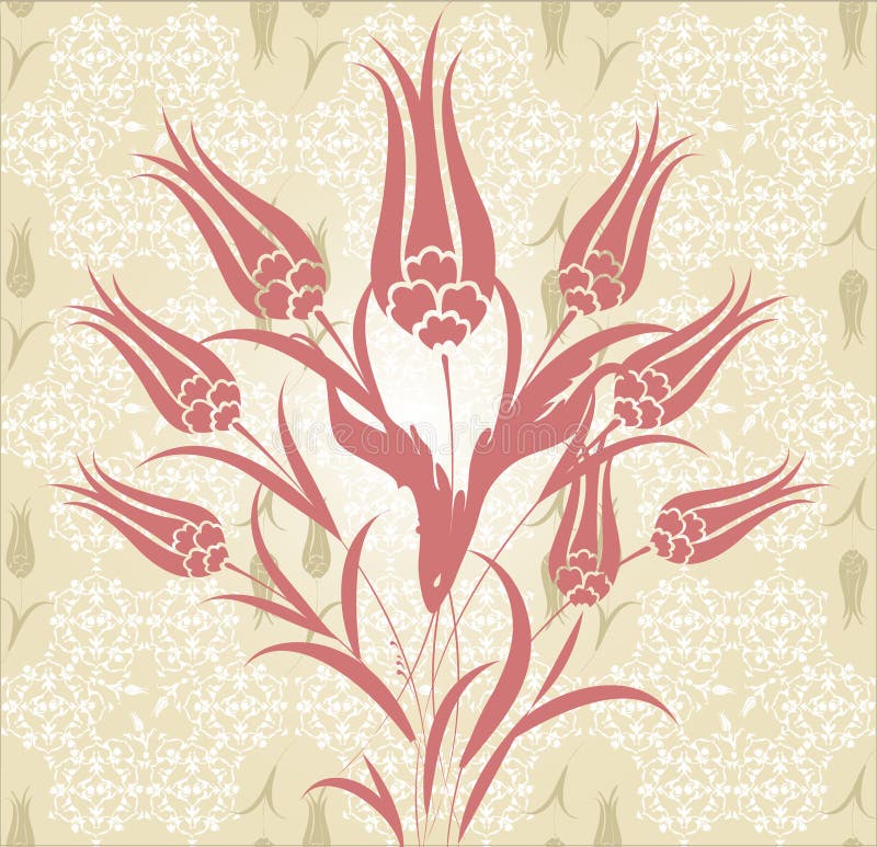 Traditional Ottoman Turkish Seamless Design Stock Vector - Illustration ...