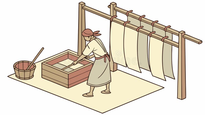 Paper Making Process Stock Illustrations – 2,217 Paper Making Process ...