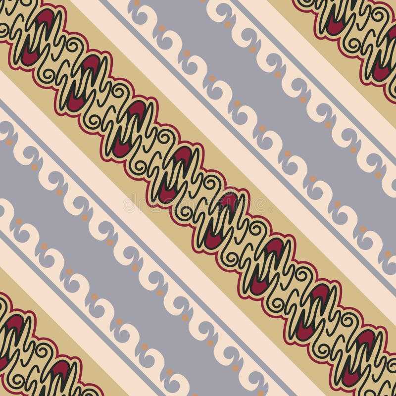 Traditional Pattern Batik Texture Indonesia Textile Stock Vector ...