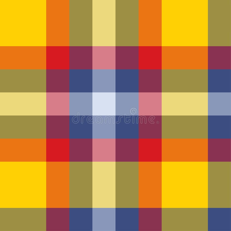 Traditional Scottish Pattern of Lines of Different Colors Stock ...