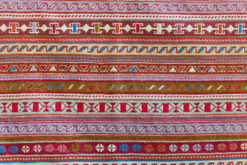 Traditional Georgian Carpets and Kilim Rugs with Typical Geometrical ...
