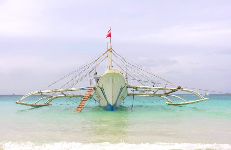 Traditional Philippines Boat Stock Photo - Image of navigation ...
