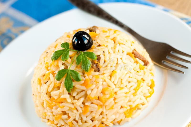 Traditional pilaf stock photo. Image of decorate, color - 15728612