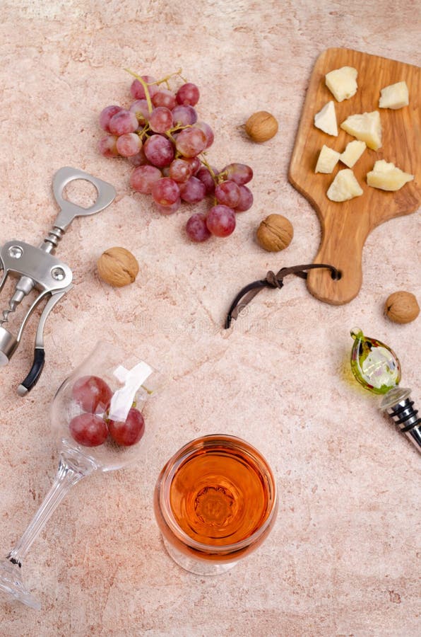 Traditional Pink Alcoholic Drink Stock Image - Image of cheers, goblet ...