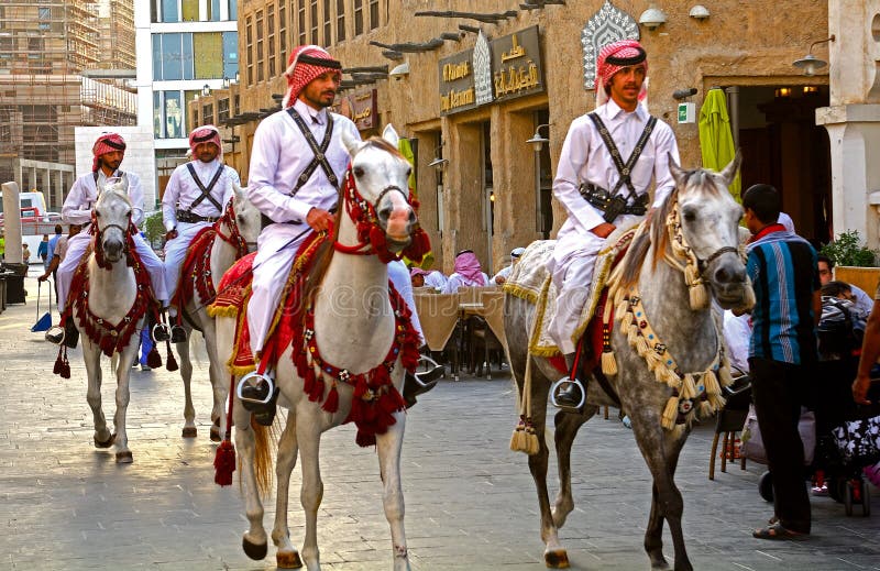 Traditional Police, Doha, Qatar Editorial Photography - Image of ...