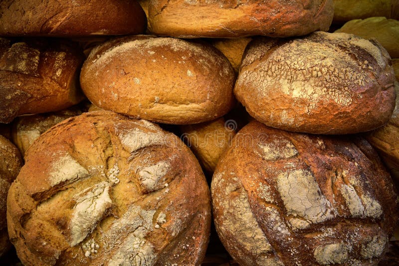 Traditional Polish Bread at the Market Square. Stock Image - Image of ...