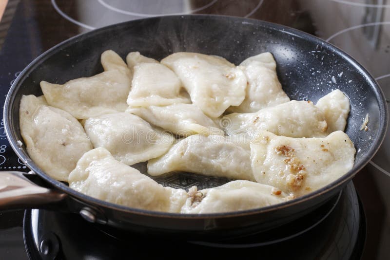 Traditional Polish Dumplings Stock Image - Image of culinary, greasy ...