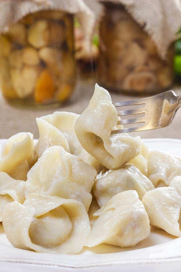 Traditional Polish Dumplings Stock Photo - Image of fresh, cooking ...