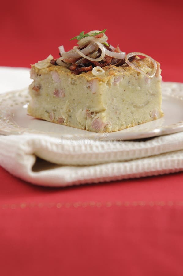 Traditional Polish Potato Babka Stock Image - Image of food, eastern ...