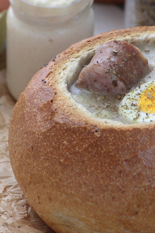 Traditional polish soup. stock image. Image of fermented - 49085687