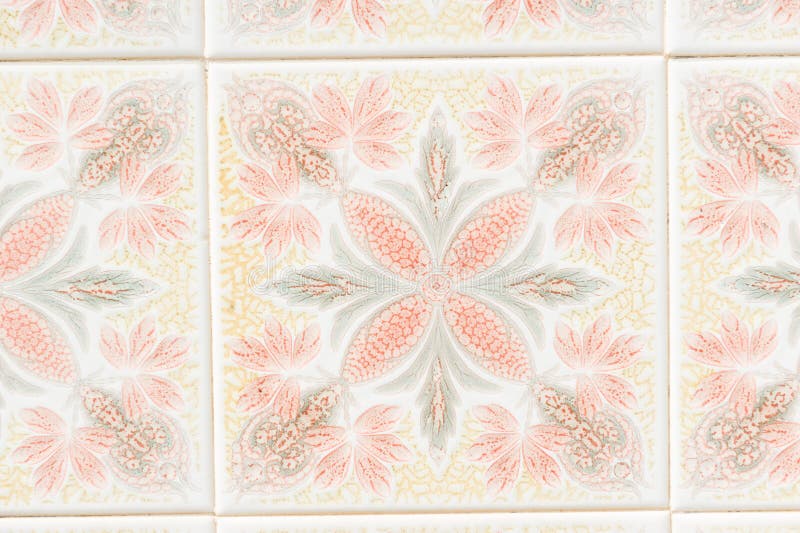 Traditional Portuguese Azulejo Tile Pattern Stock Illustration ...