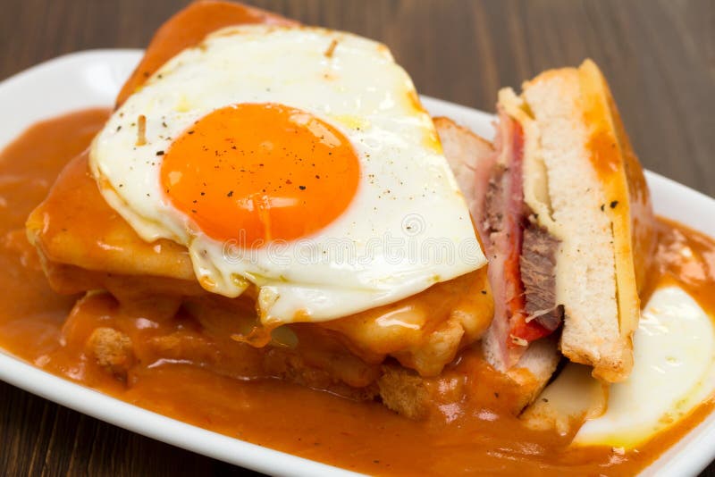 Traditional Portuguese Dish Stock Image - Image of steak, plate: 89135475