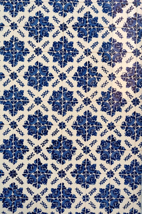 Traditional Portuguese Tile Azulejo Stock Photo - Image of portuguese ...