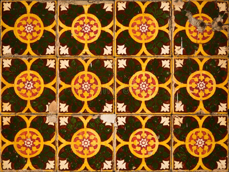 Traditional Portuguese Tiles Stock Image - Image of tiles, people: 91742007