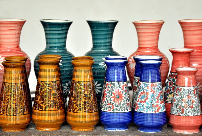 Traditional pots stock image. Image of collection, romania - 32535707