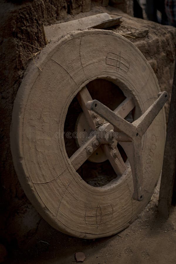 Traditional Potters Wheel stock photo. Image of photowalk - 140384600
