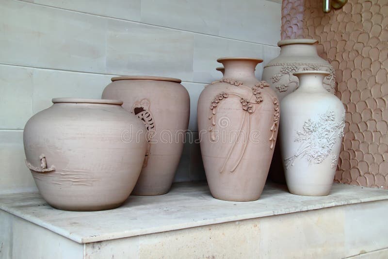 Traditional Pottery stock image. Image of pastel, colors - 14389245