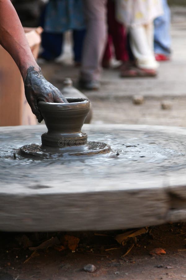 Traditional Pottery Craftsmanship Stock Photo - Image of craftsmanship ...