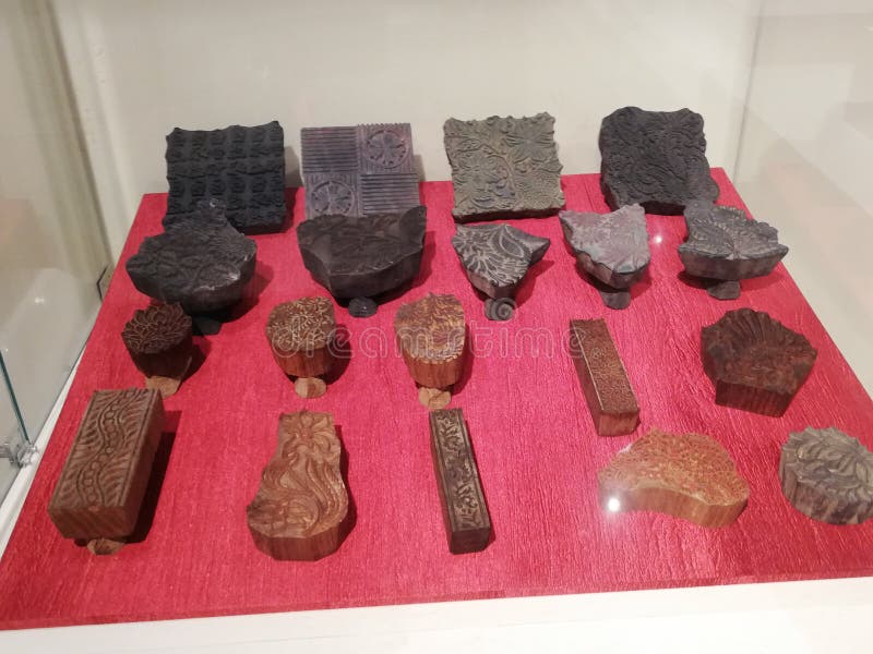 The Traditional Printing Blocks Editorial Stock Image - Image of ...