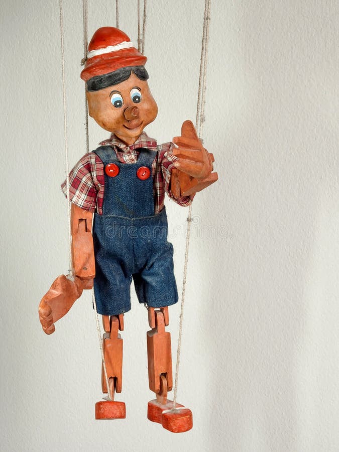 Traditional Puppets Made of Wood Editorial Stock Photo - Image of ...